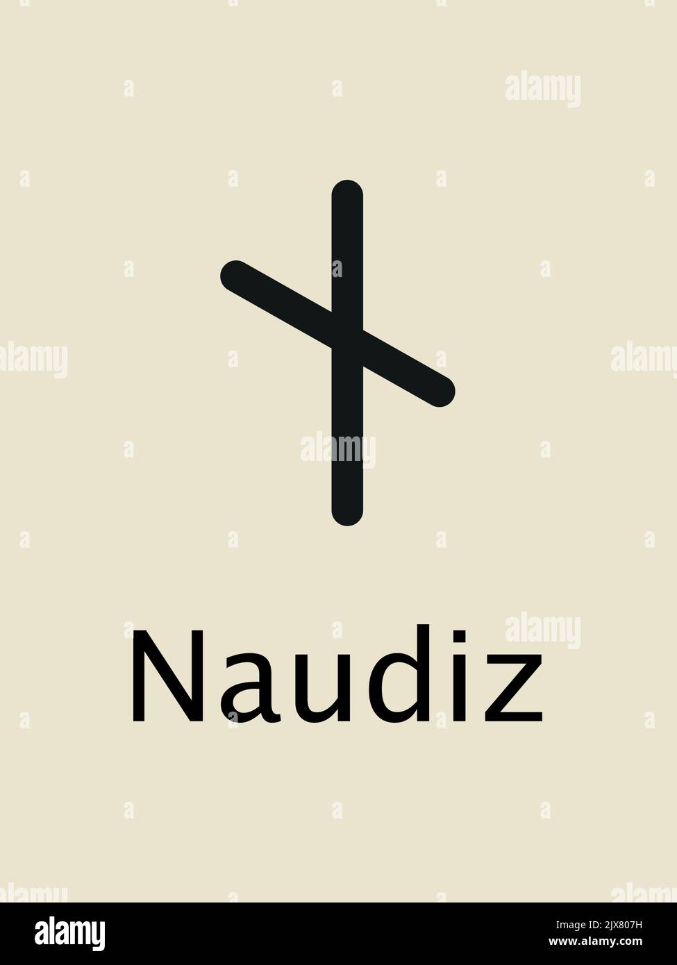 Naudiz Runes. Complete collection of Rune alphabet, futhark. Writing ...