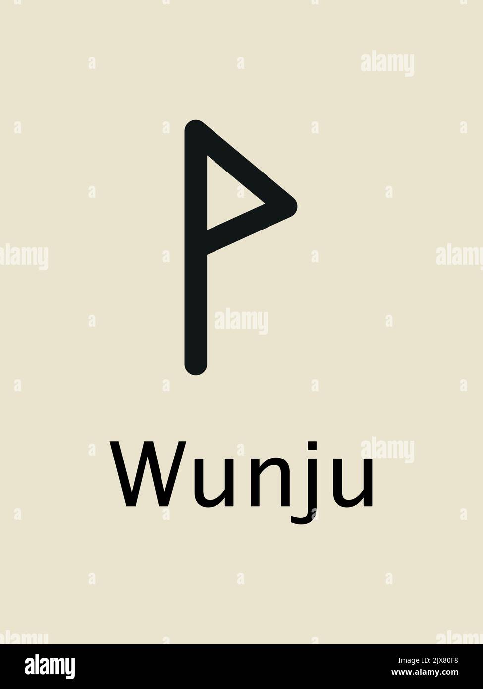 Wunju Runes. Complete collection of Rune alphabet, futhark. Writing ...