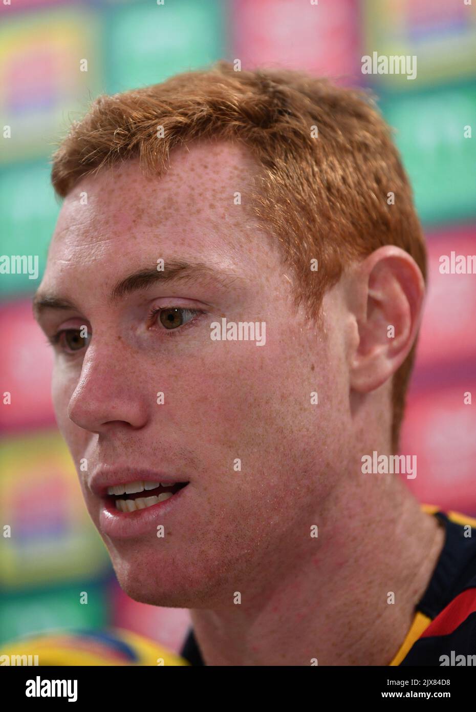 Crows AFL player Tom Lynch speaks to the media at Adelaide Football ...