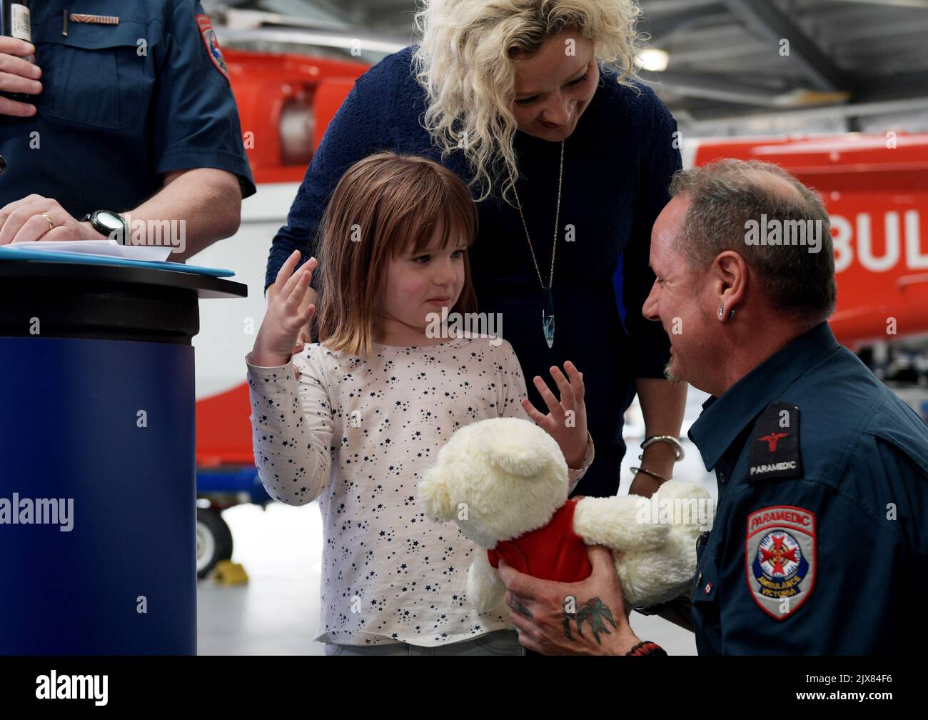 Minister for Health and Ambulance Services Jill Hennessy watches ...