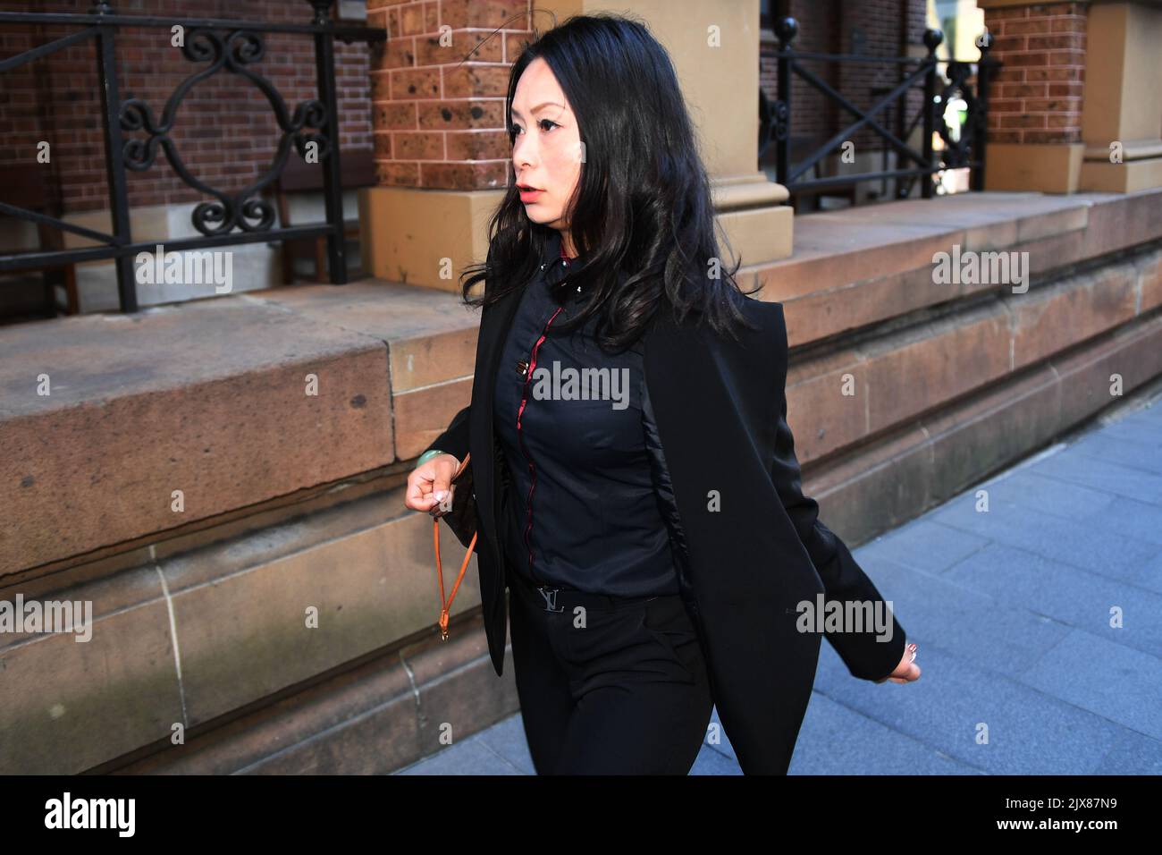Qian Liu arrives at King Street Supreme Courts in Sydney, Tuesday ...