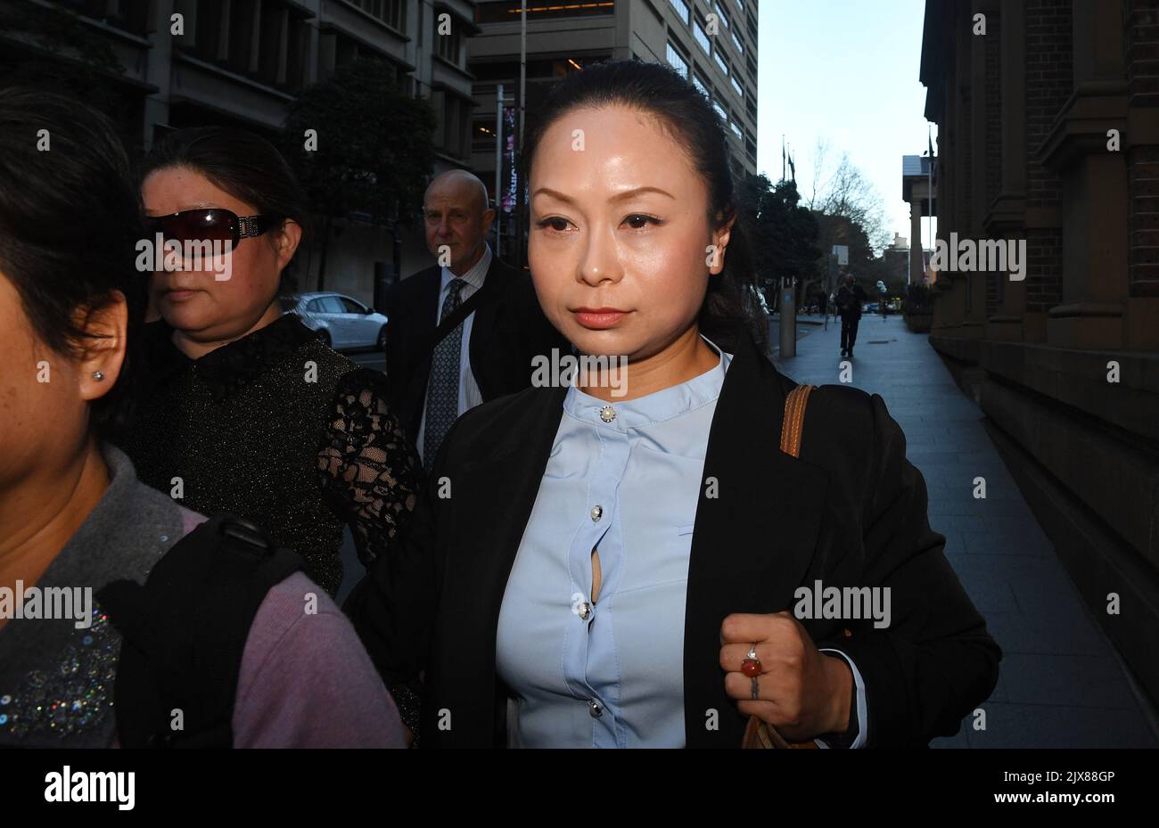 Qian Liu (Right) leaving King Street Supreme Courts in Sydney ...