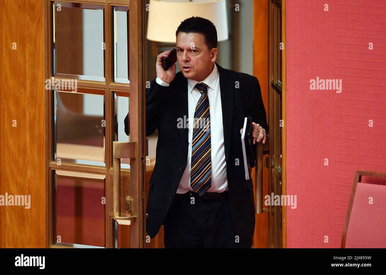 Nick Xenophon Team leader Senator Nick Xenophon during formal business ...