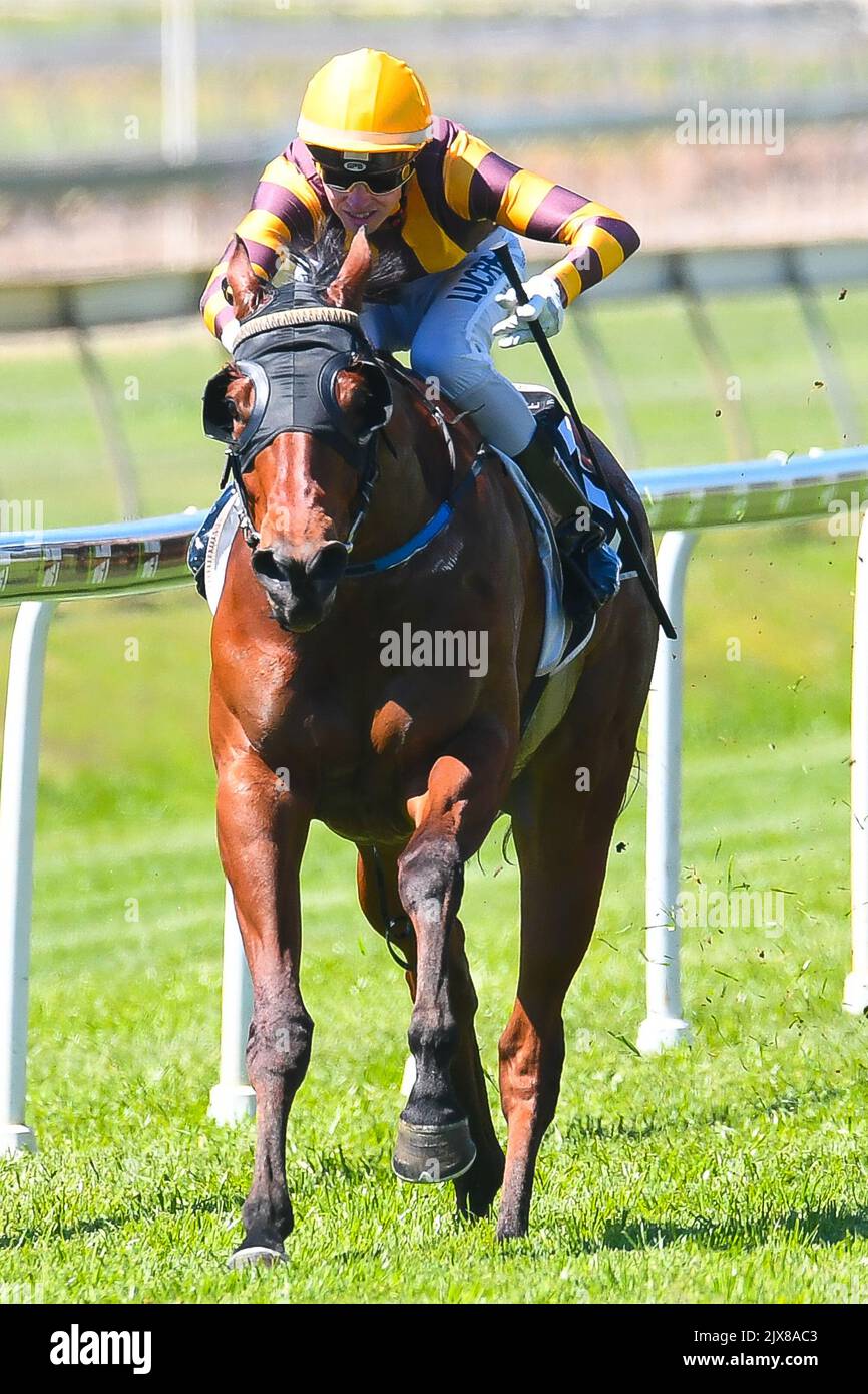 Jockey James Orman rides Final Zero to win race 2, the EILEEN & WILLIAM ...