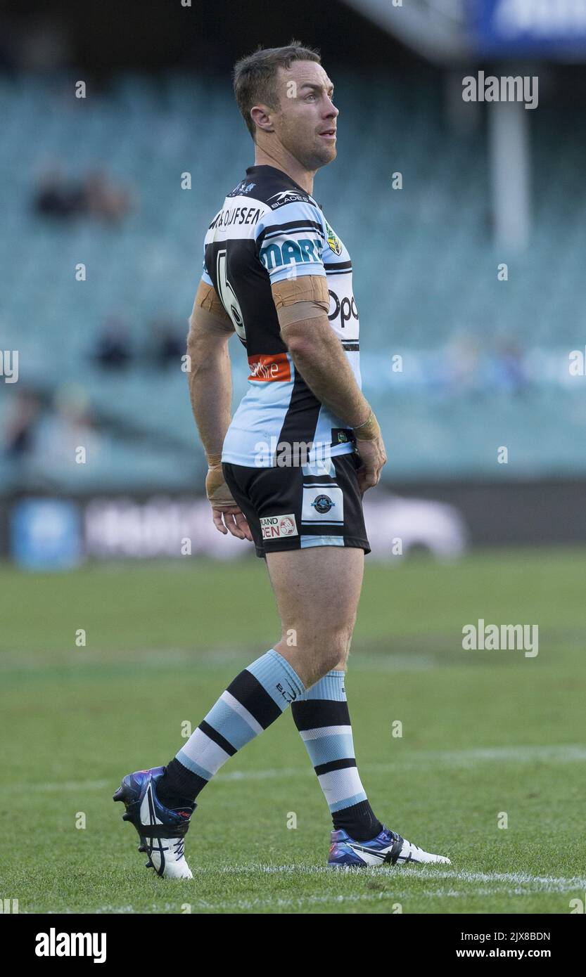 Assistant referee Ashley Klein sends James Maloney of the Sharks to the ...