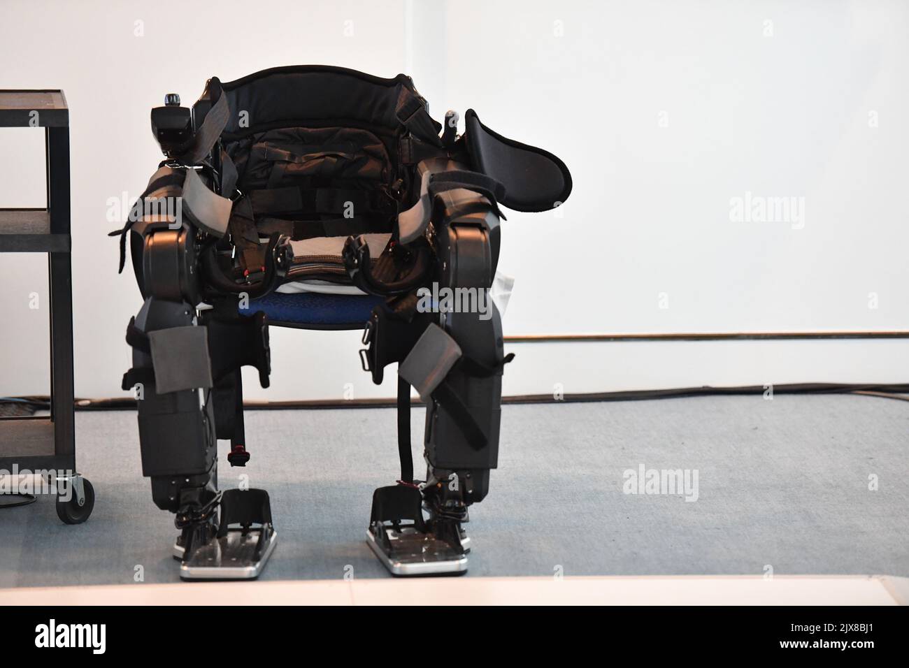 The Rex Bionics Exoskeleton at Parliament House in Canberra, Monday ...