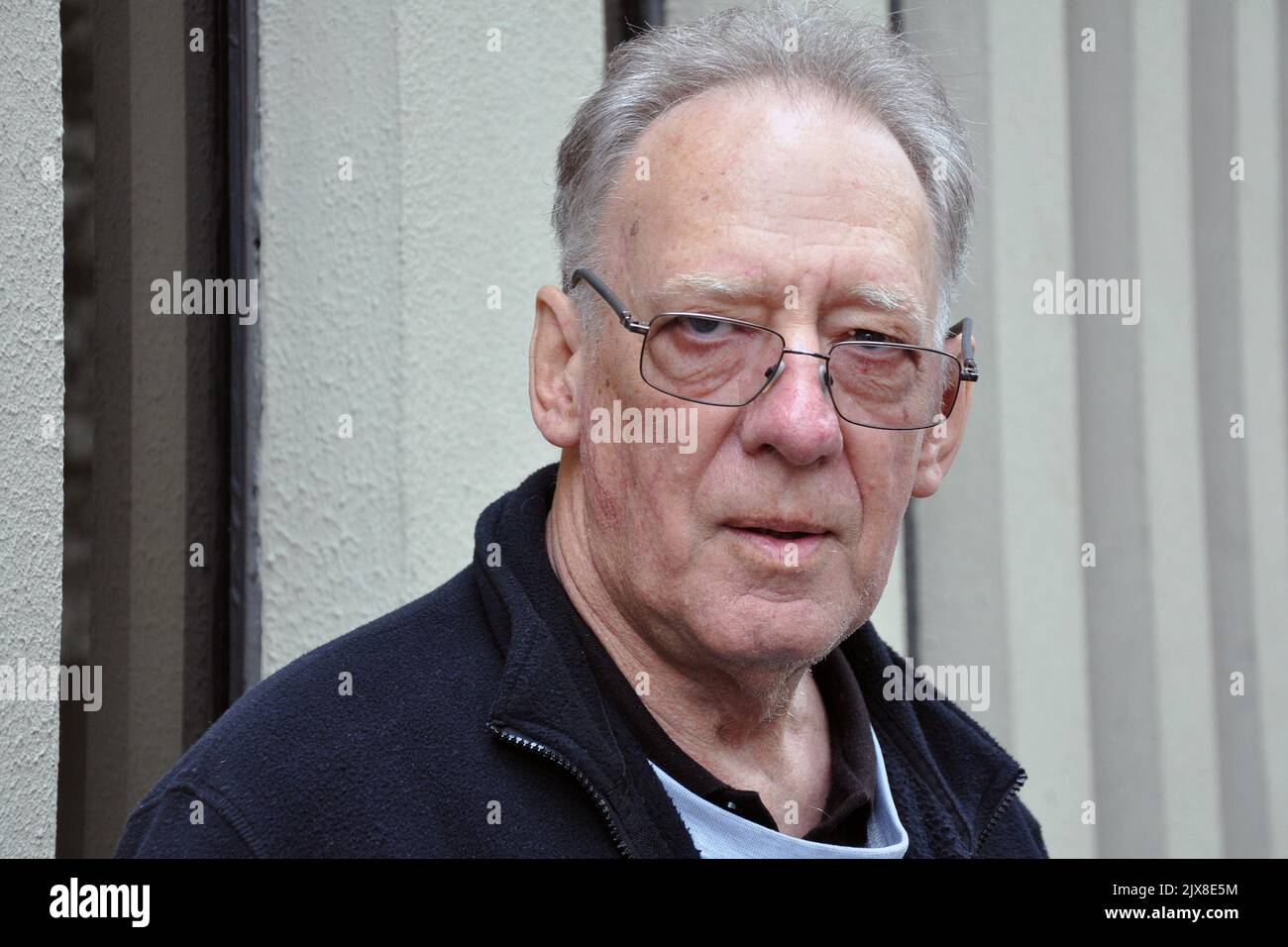 Philip Robert Hooper speaks to the media after giving evidence at the ...