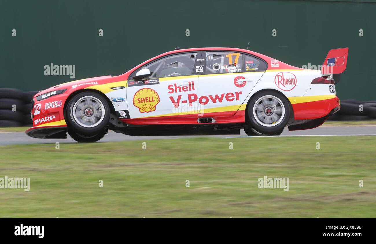 The Shell Power Ford Falcon FG-X driven by Scott McLaughlin and ...