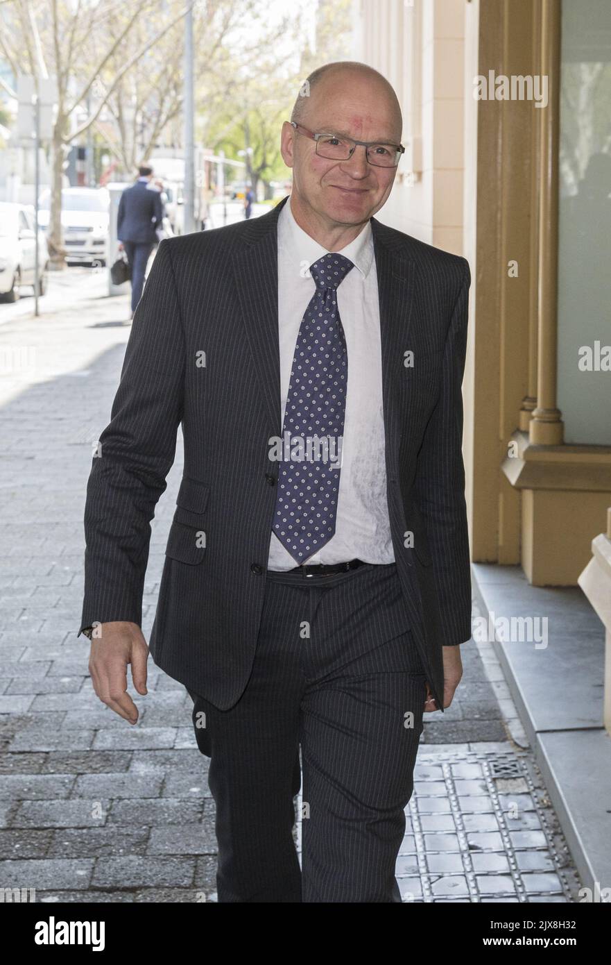 Professor Alan Boddy is seen outside the South Australian Coroners ...