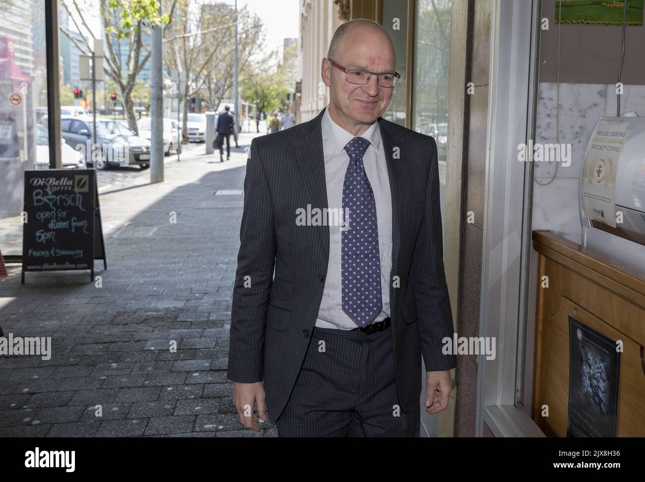 Professor Alan Boddy is seen outside the South Australian Coroners ...