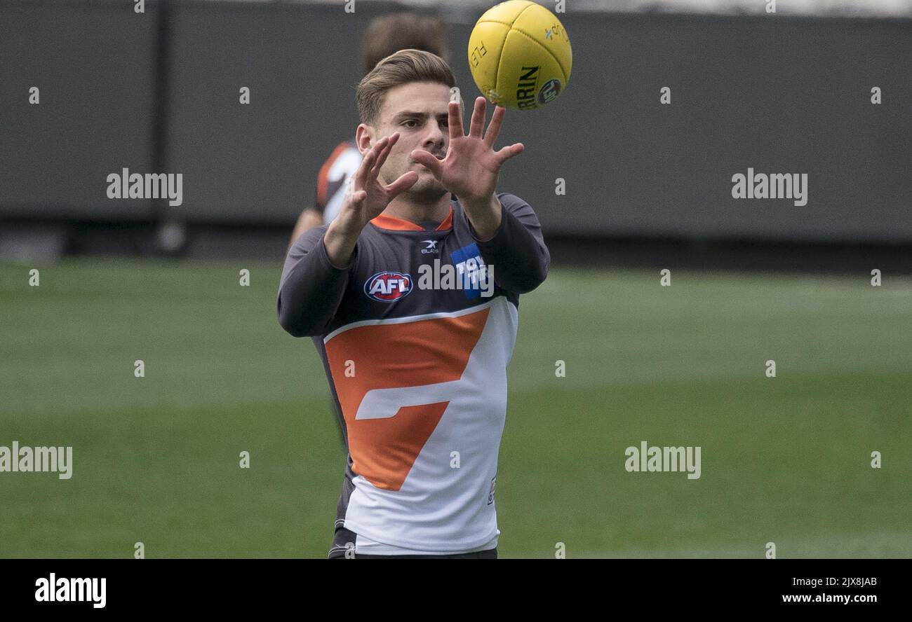 Greater Western Sydney player Stephen Coniglio in action during ...