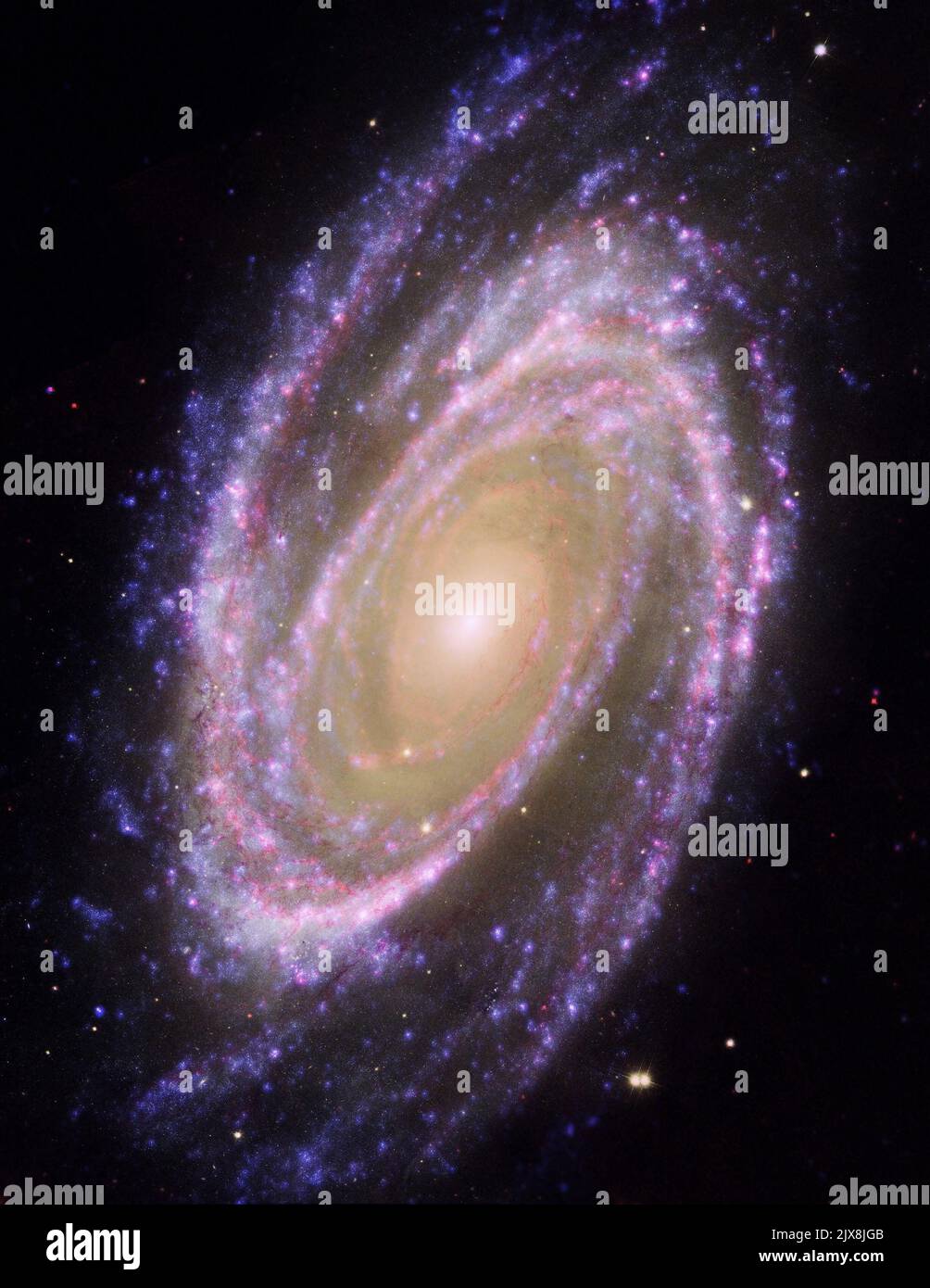 Galaxy, sky and nasa space technology science with stars, dust and star ...