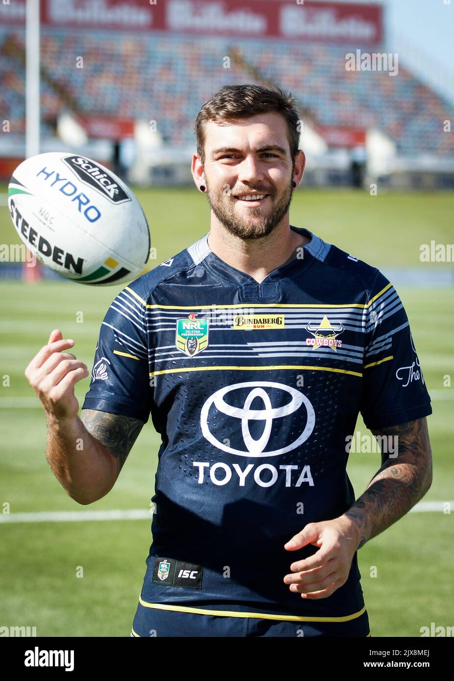 Kyle Feldt of the Cowboys poses for a photo at the North Queensland ...