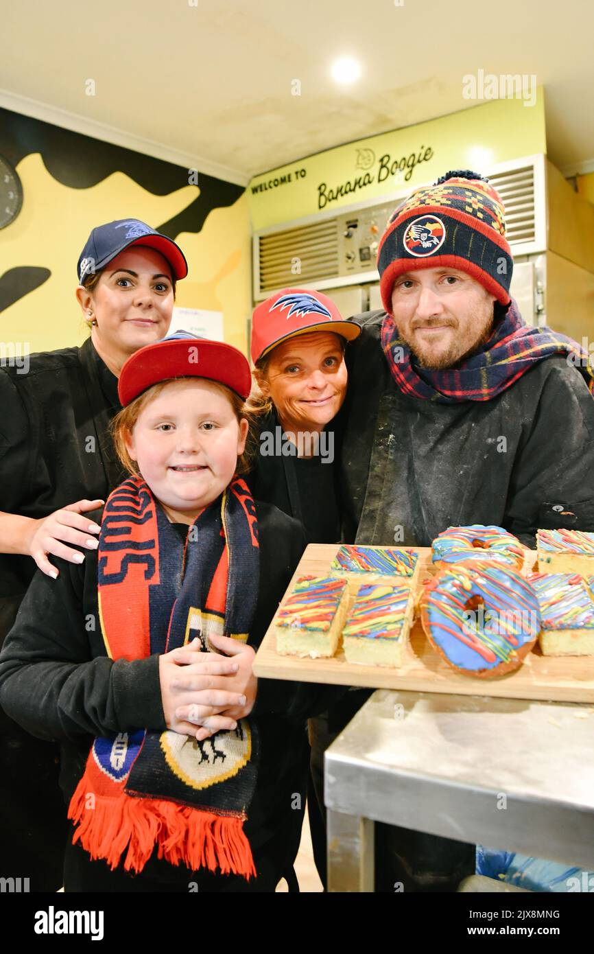 Claire Balmer and Maggie, Kelly and Jason Spencer are seen with their ...