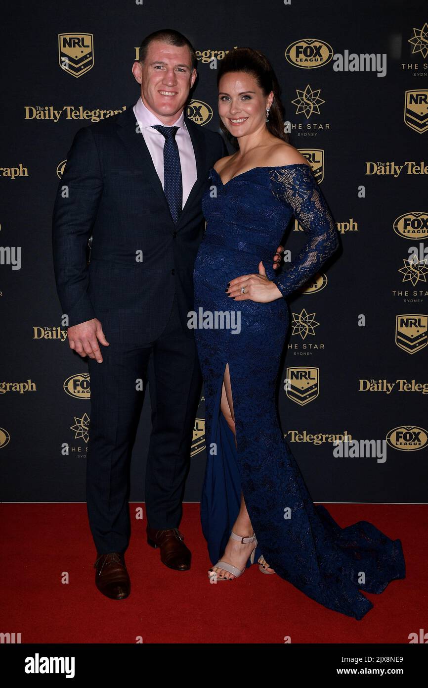 Cronulla-Sutherland Sharks player Paul Gallen and wife Anne arrive at ...