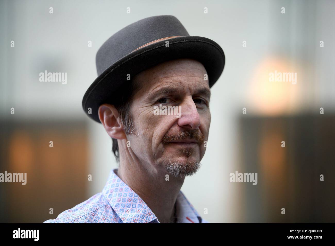 American actor Denis O'Hare poses for a photograph in Sydney, Friday ...