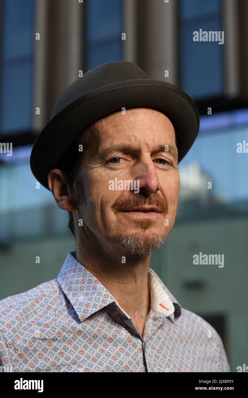 American actor Denis O'Hare poses for a photograph in Sydney, Friday ...