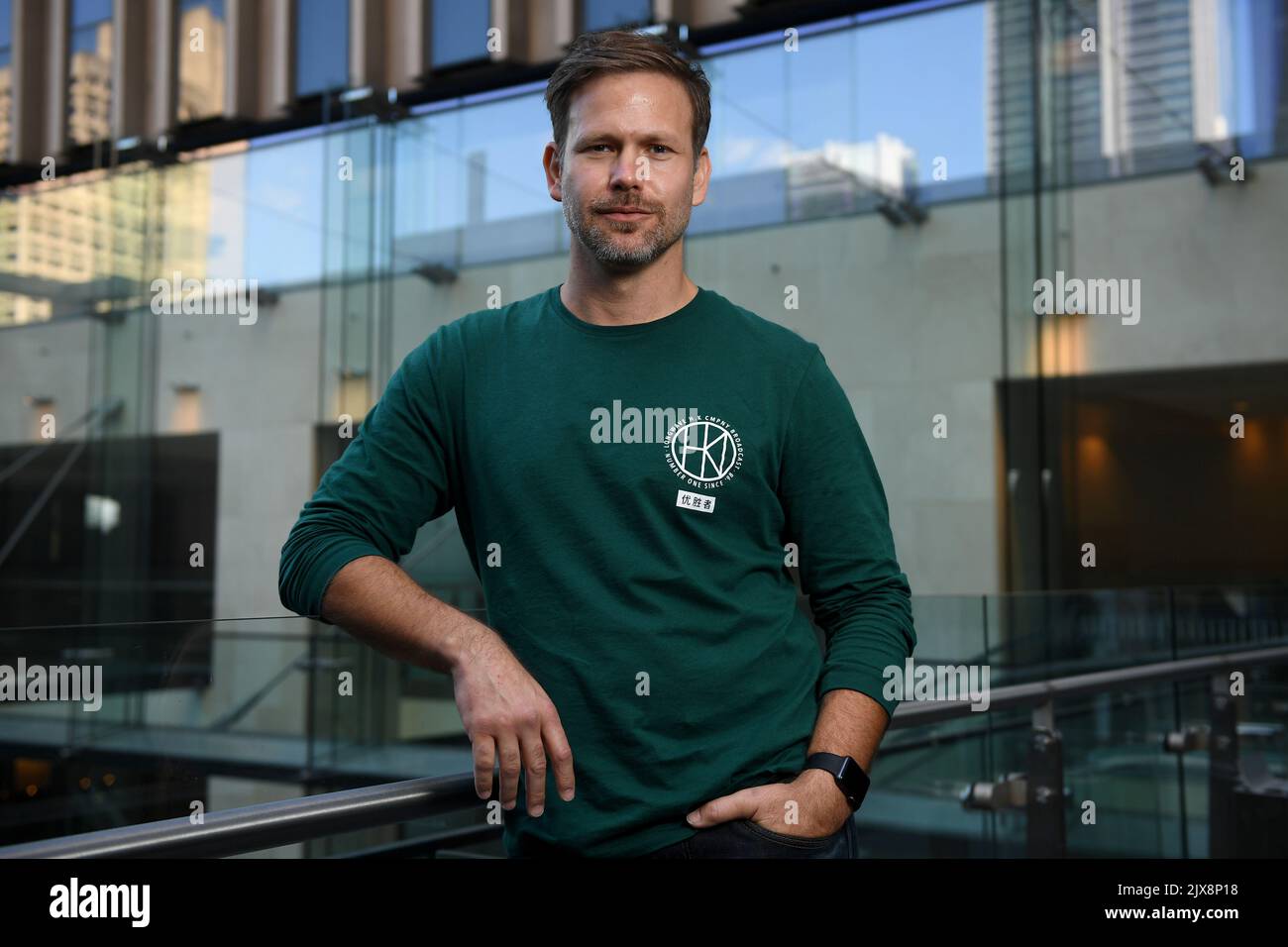 American actor Matt Davis poses for a photograph in Sydney, Friday ...
