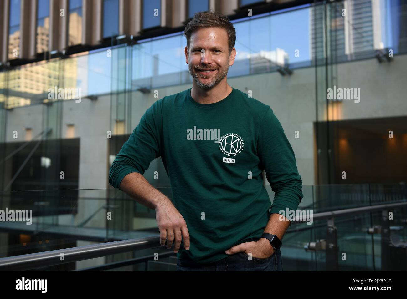 American actor Matt Davis poses for a photograph in Sydney, Friday ...