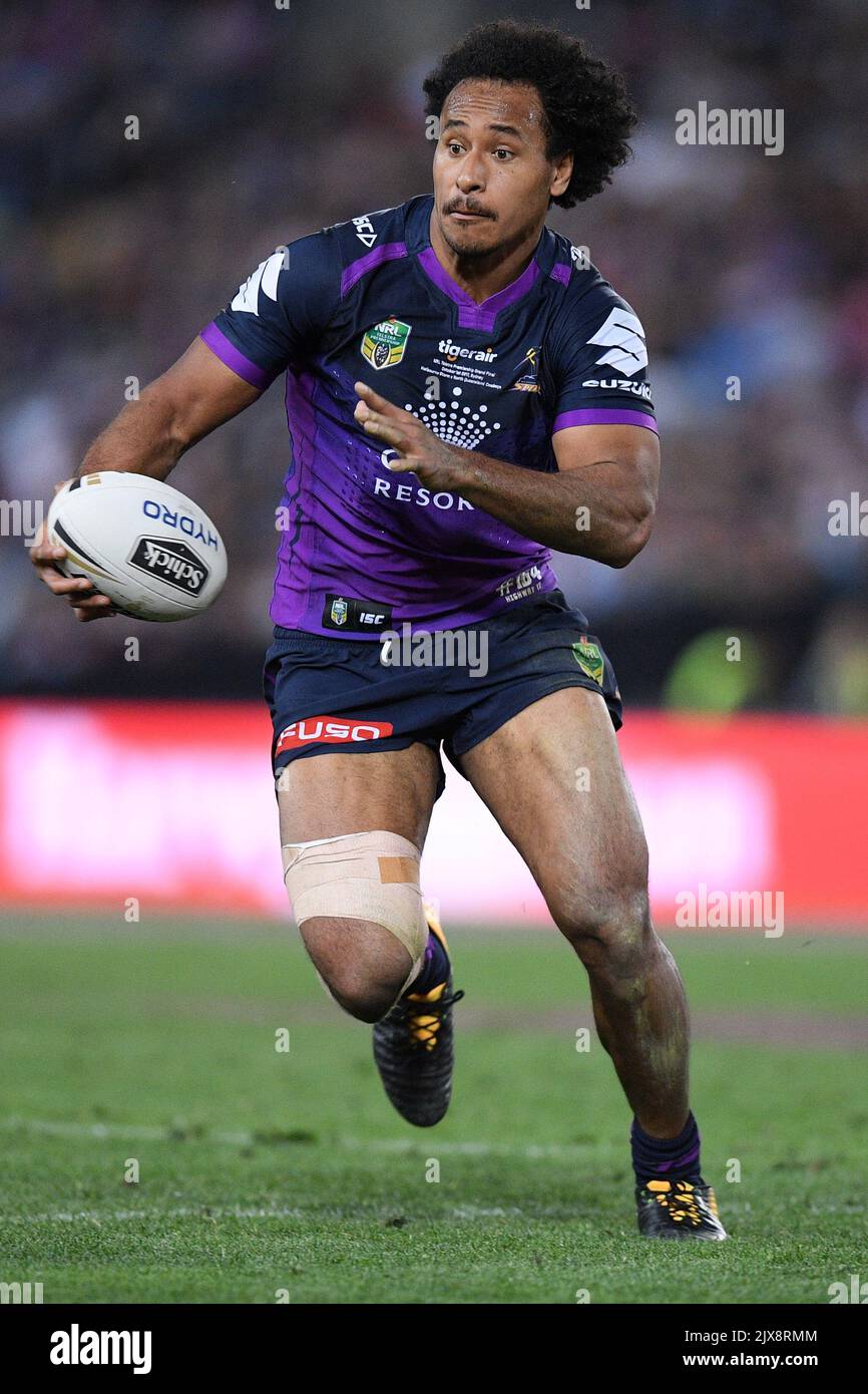 Felise Kaufusi of the Storm during the NRL grand final between the ...