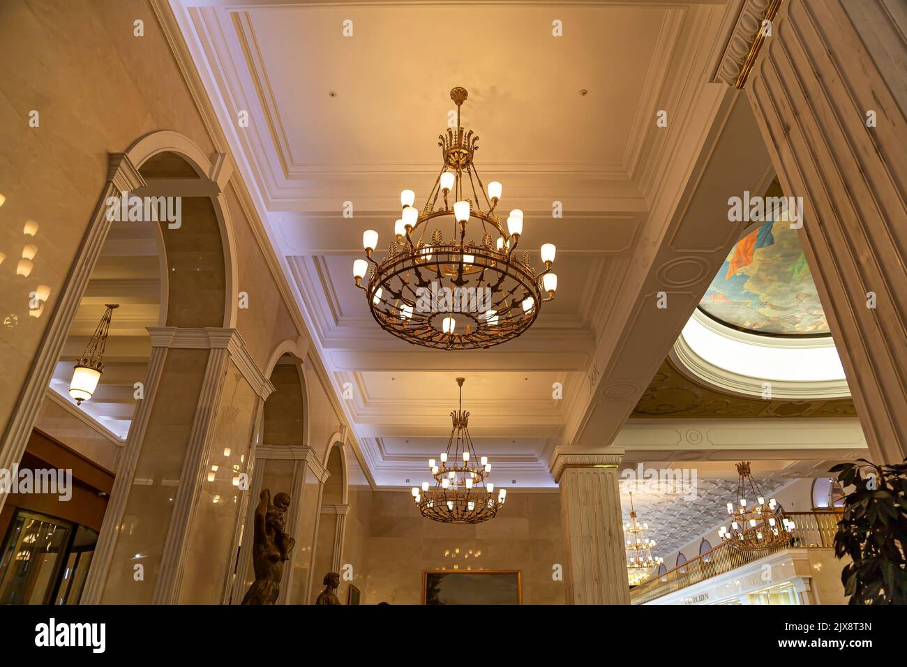 Interior of Radisson Collection Hotel (historical name Hotel Ukraina ...