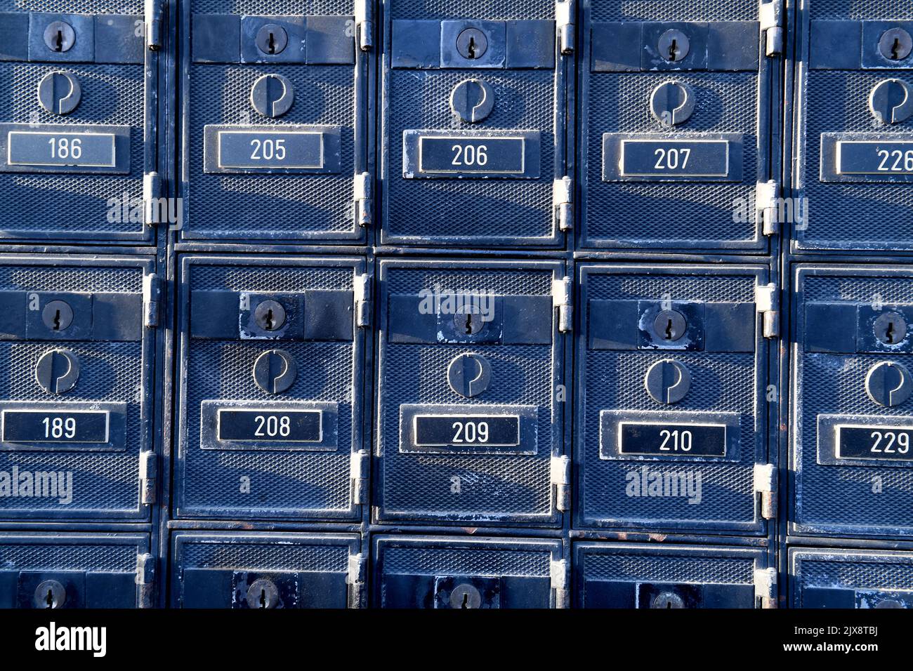 Australia Post Boxes in Kemp's Creek, in Sydney, Monday, Oct. 2, 2017 ...