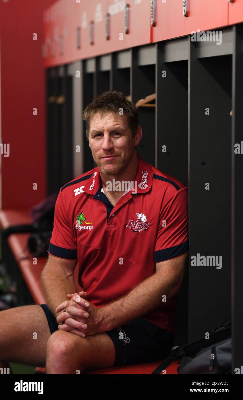 Newly announced Queensland Reds Head Coach Brad Thorn poses for a photo ...
