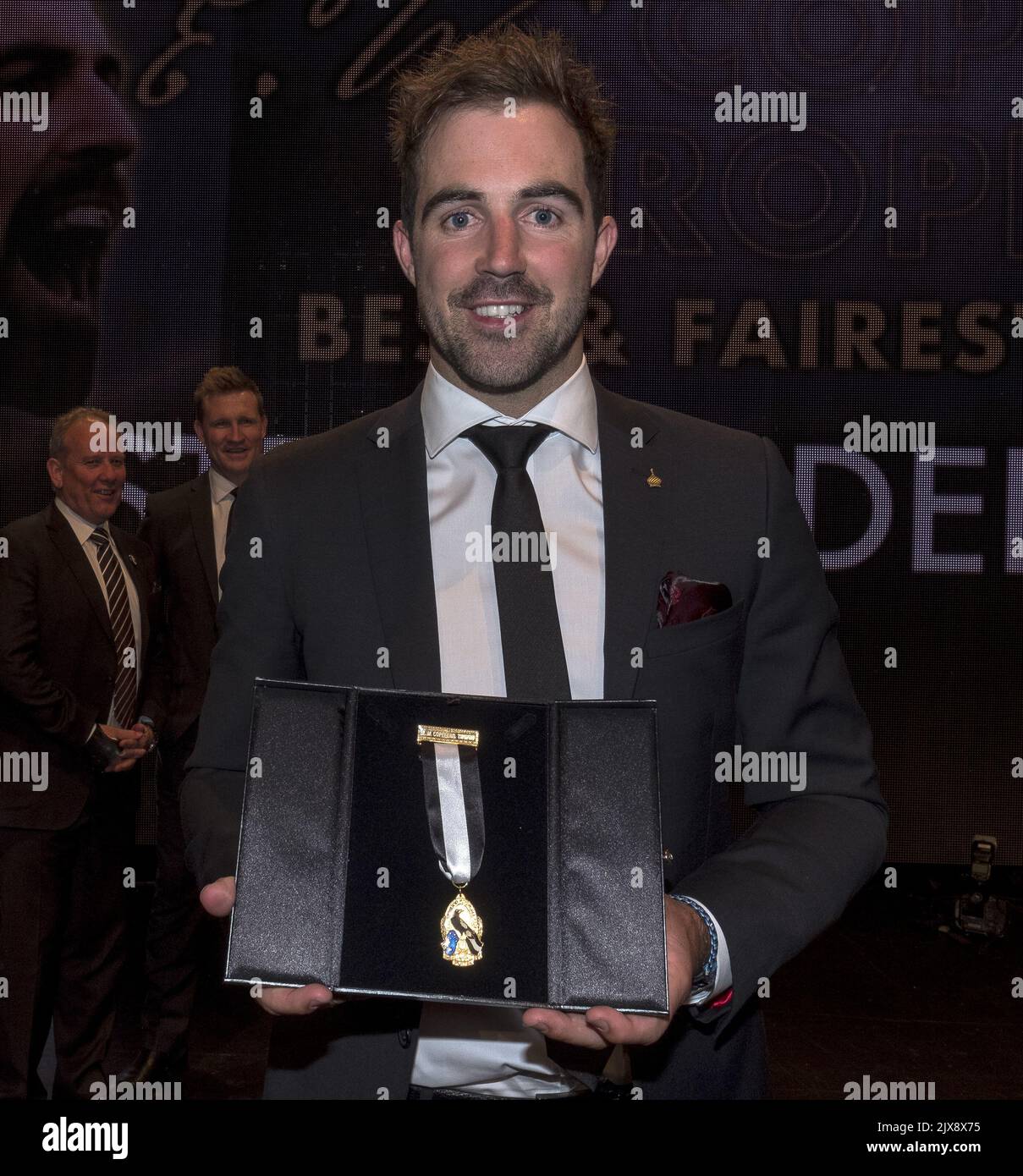 Collingwood Football club winner of the E.W. Copeland Trophy , Steele ...