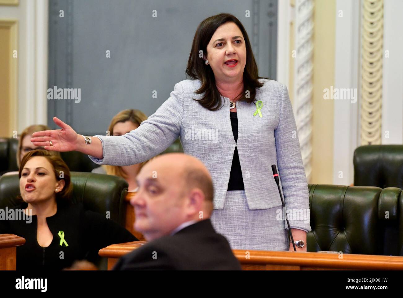 Queensland Premier Annastacia Palaszczuk during Question Time at ...