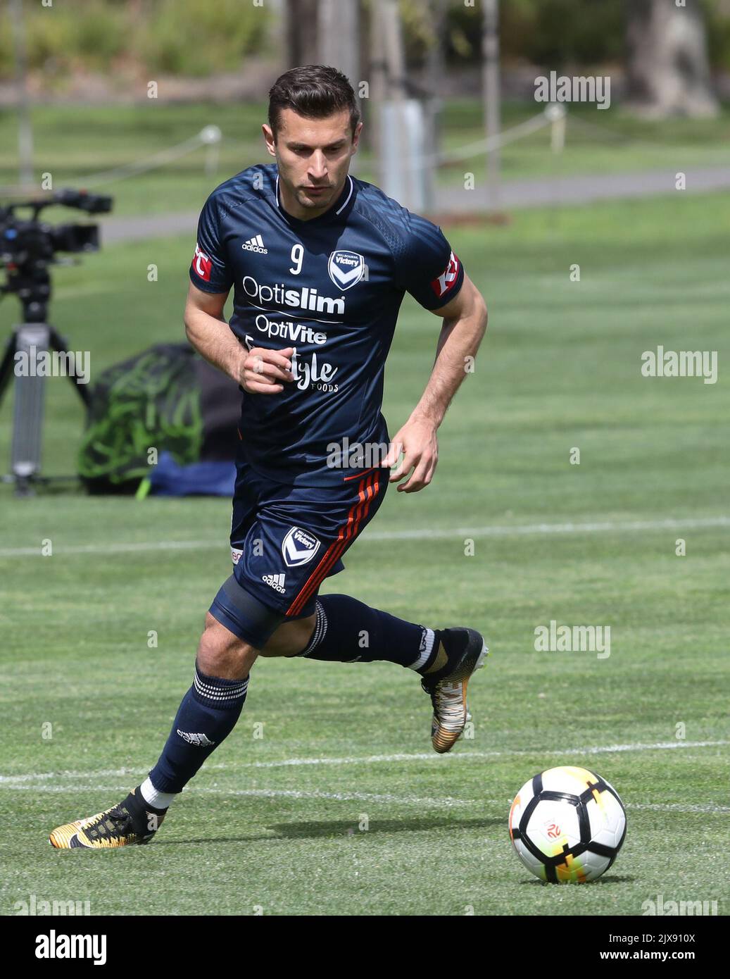 Kosta Barbarouses at Melbourne Victory training at Gosch's Paddock ...