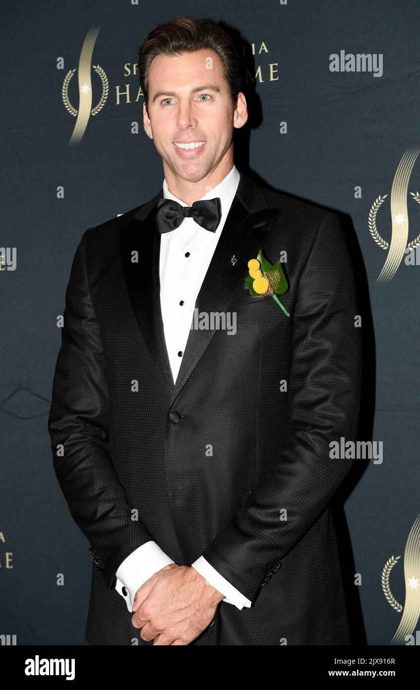 Australian swimmer Grant Hackett at the Sport Australia Hall of Fame ...
