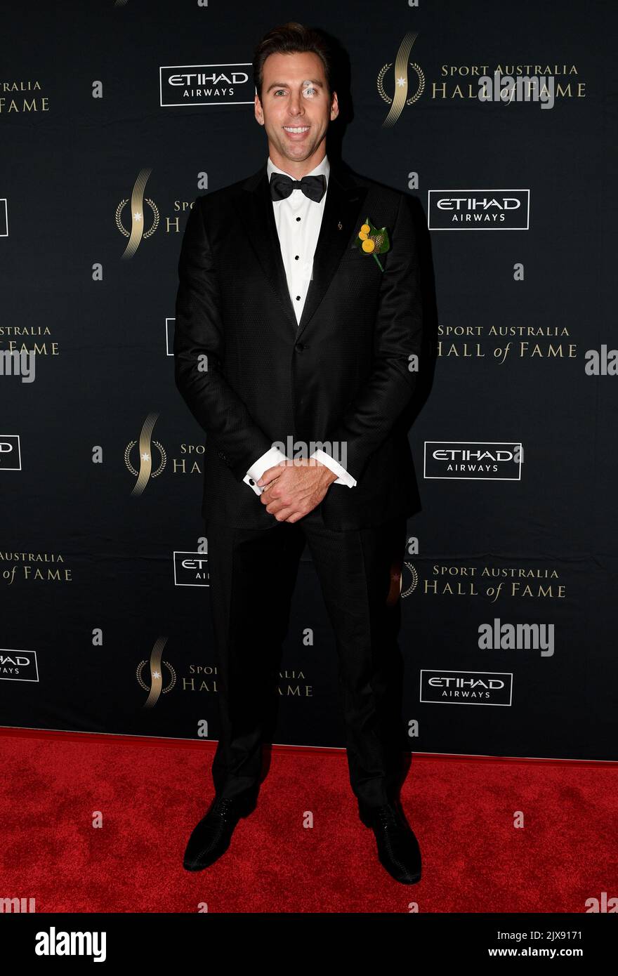 Australian swimmer Grant Hackett at the Sport Australia Hall of Fame ...