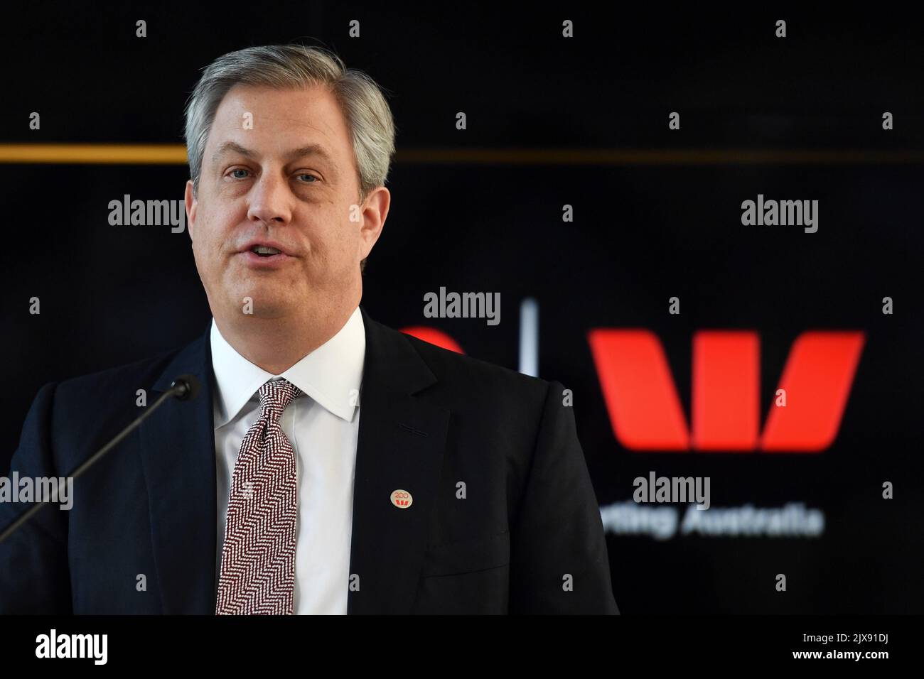 Westpac CEO Brian Hartzer at the opening of the new Long Gallery ...