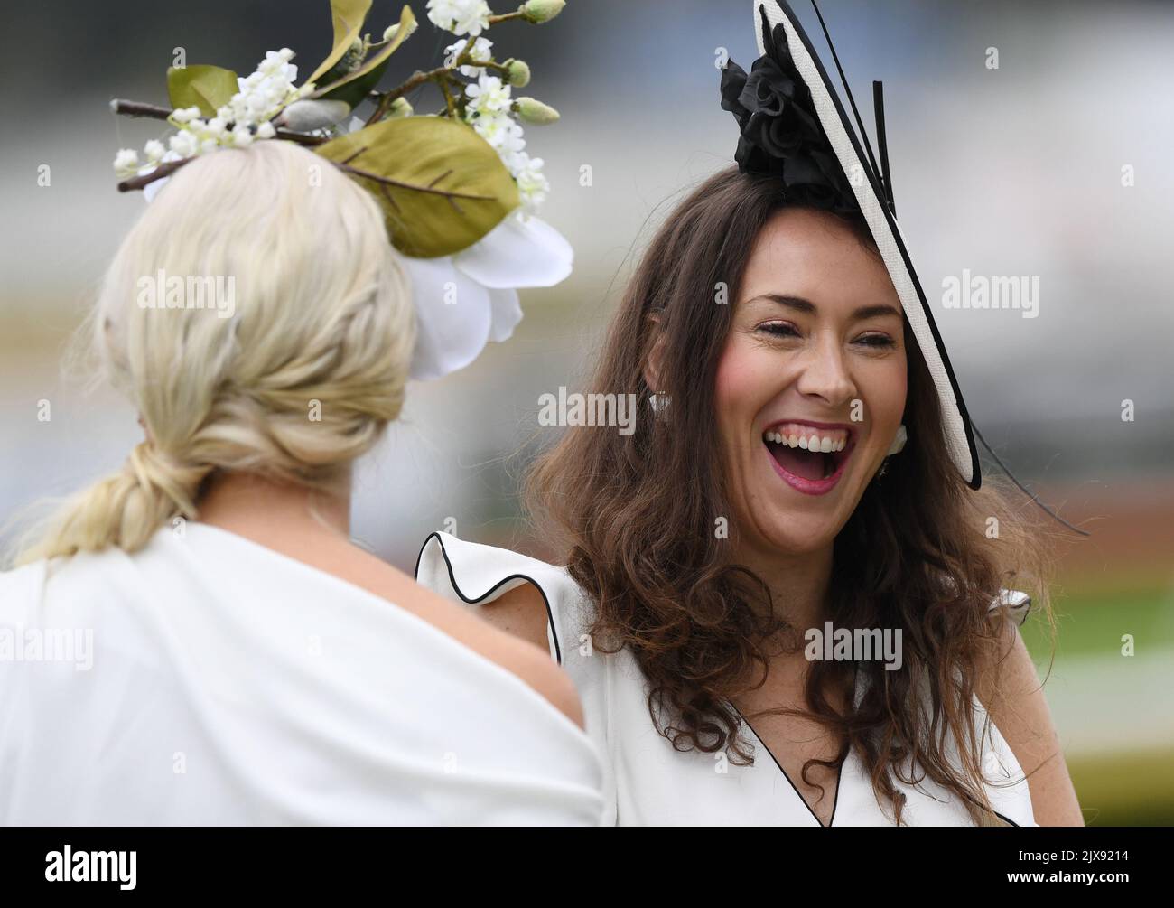 Racegoers during The TAB Everest race day at Royal Randwick Race Course ...