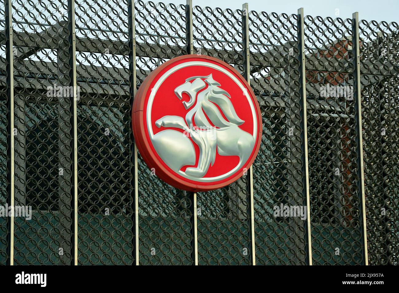 The Holden logo is seen at the Holden plant in Elizabeth, Adelaide ...