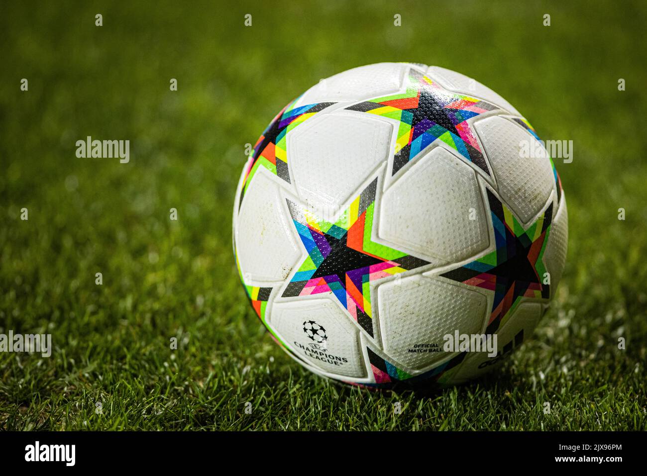 Lisbon, Portugal. 06th Sep, 2022. Official match ball of the UEFA ...