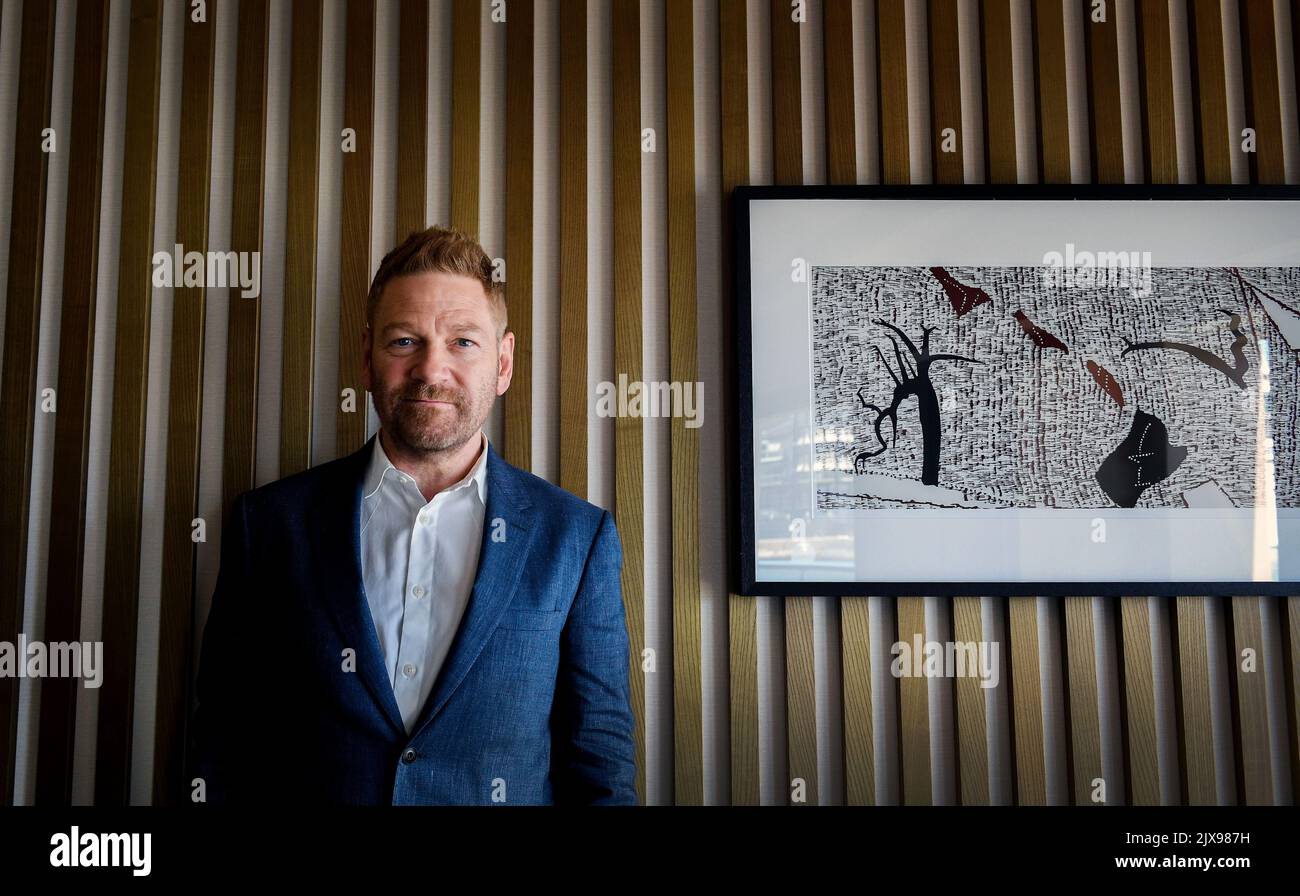 Actor Kenneth Branagh promoting his latest film Murder on the Orient ...