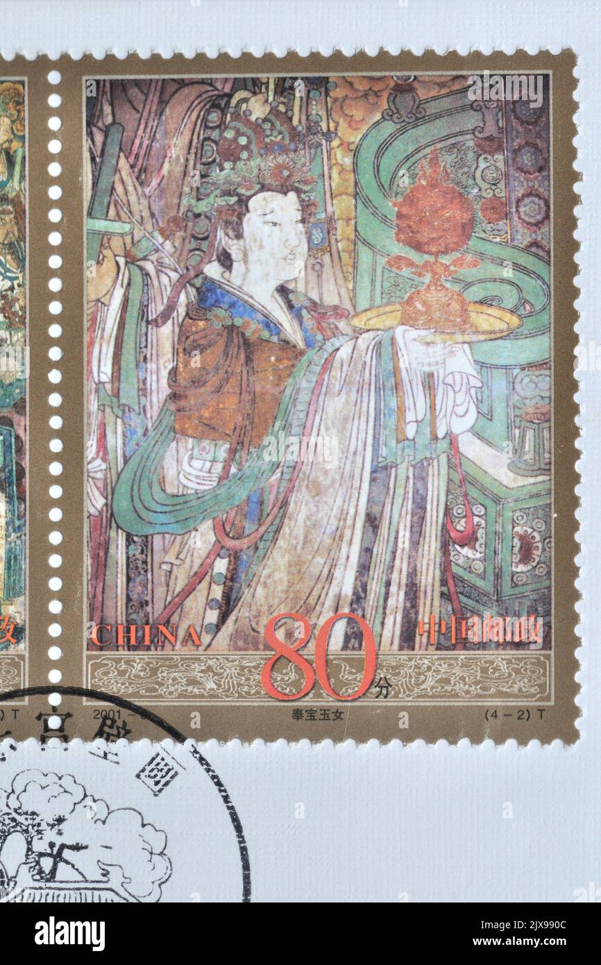 CHINA - CIRCA 2001: A stamp printed in China shows 2001-6, Scott 3103 ...