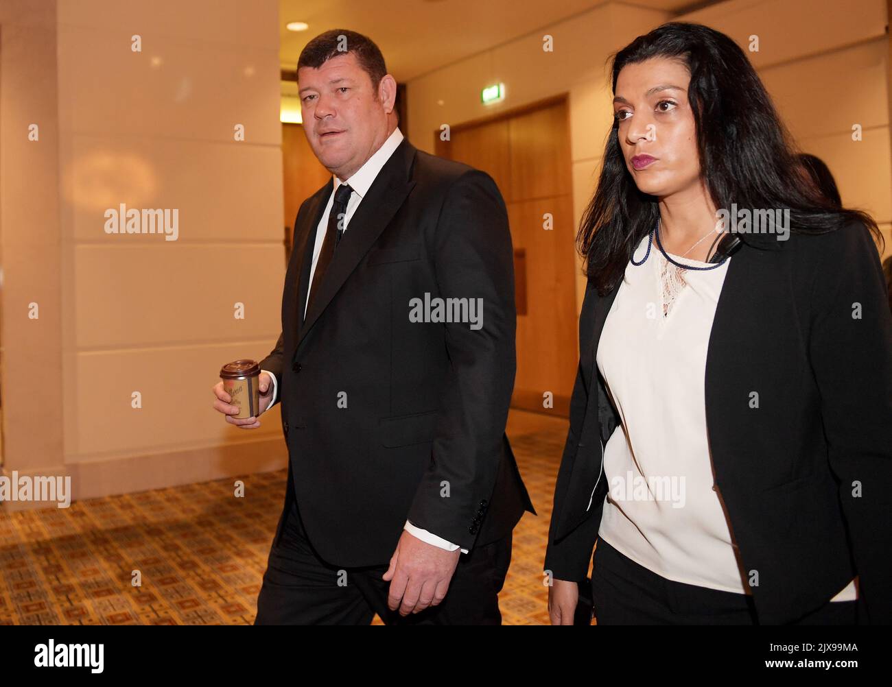 James Packer arrives for the Crown Resorts AGM at the Crown Casino in ...