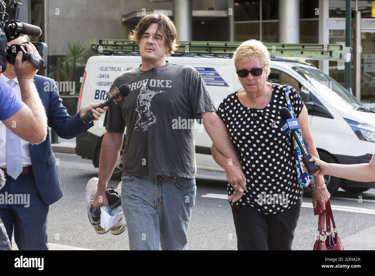 Former Mater Hospital worker Evan Leslie Kajewski, 39, leaves the ...