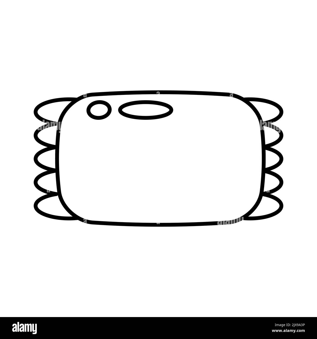 Candy in a wrapper lollipop icon line style isolated vector Stock ...