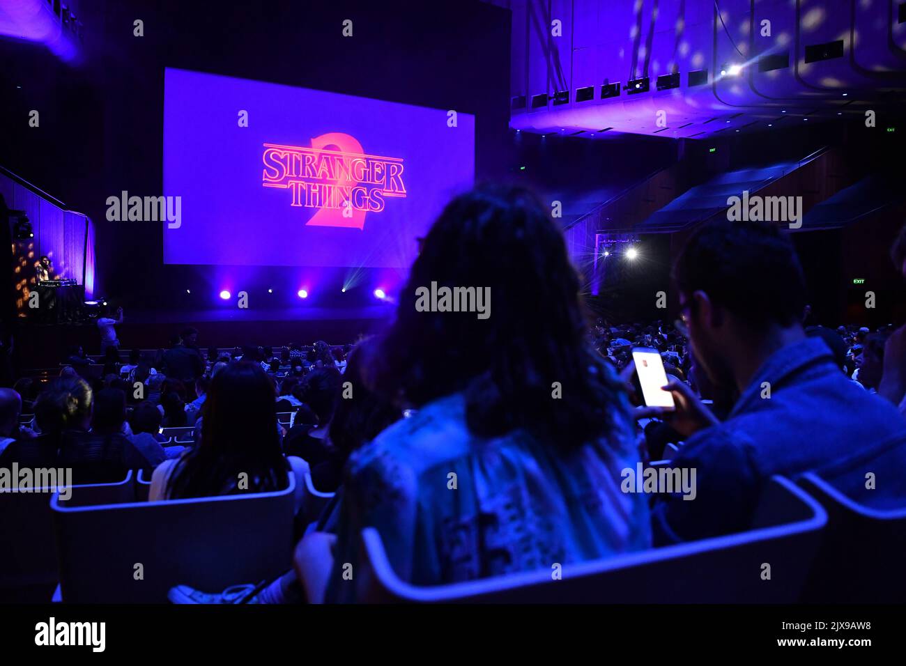 Guests at the Stranger Things season 2 premiere at the Sydney Opera ...