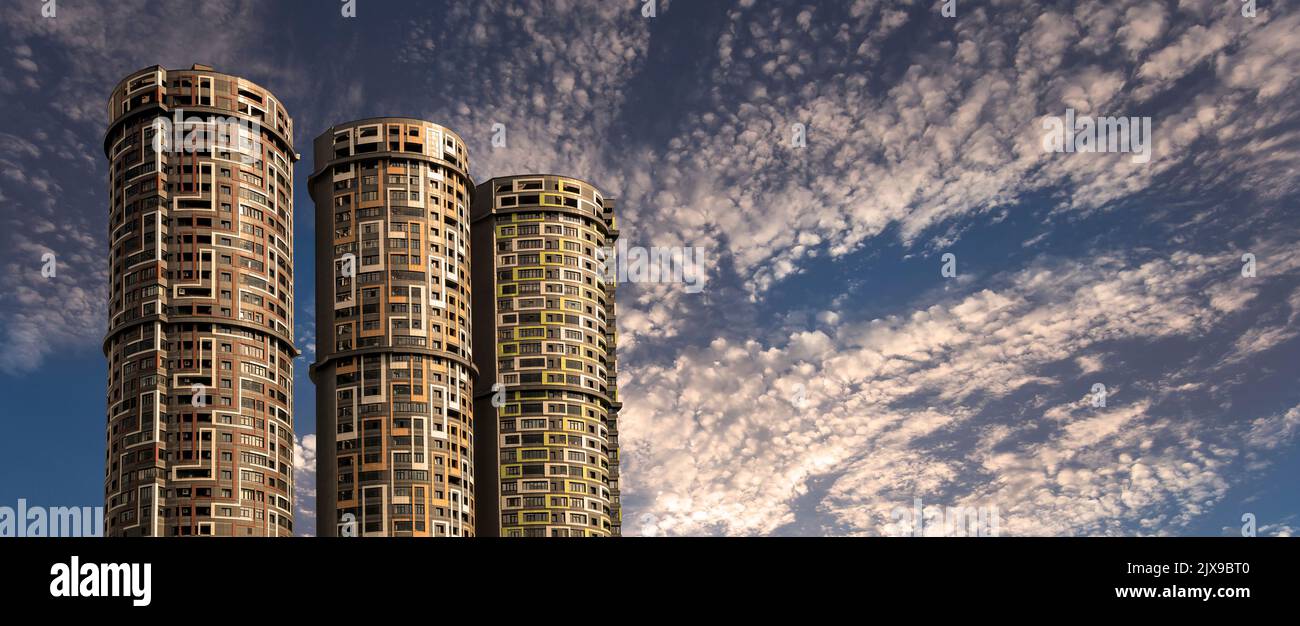 Construction of modern houses in the metropolis (during the ...