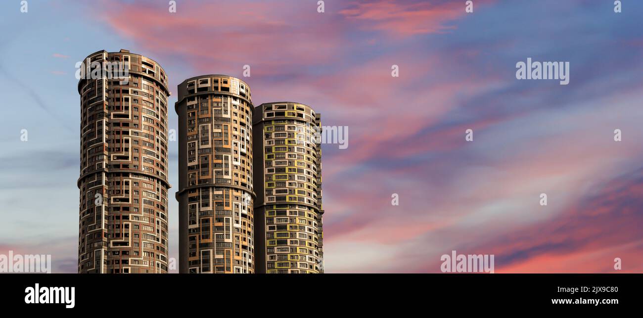 Construction of modern houses in the metropolis (during the ...