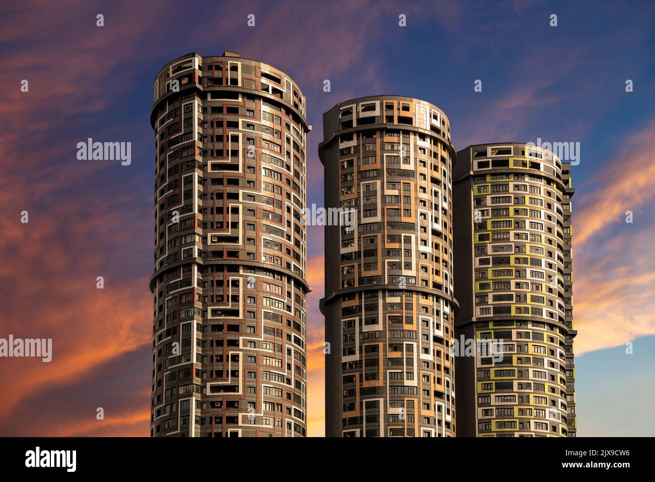 Construction of modern houses in the metropolis (during the ...