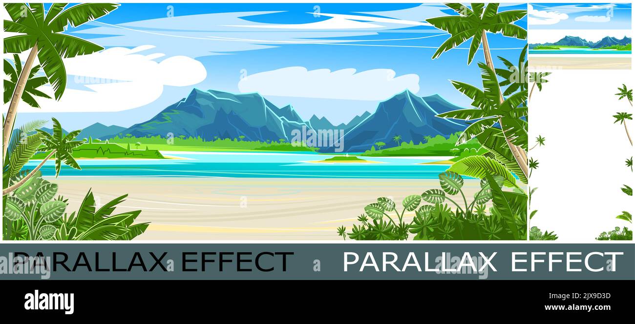Tropical calmness Stock Vector Images - Alamy