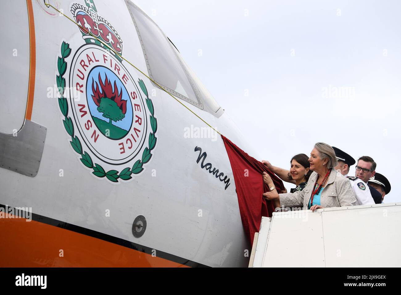 NSW Premier Gladys Berejiklian and Anne Marie Holman, the daughter of ...