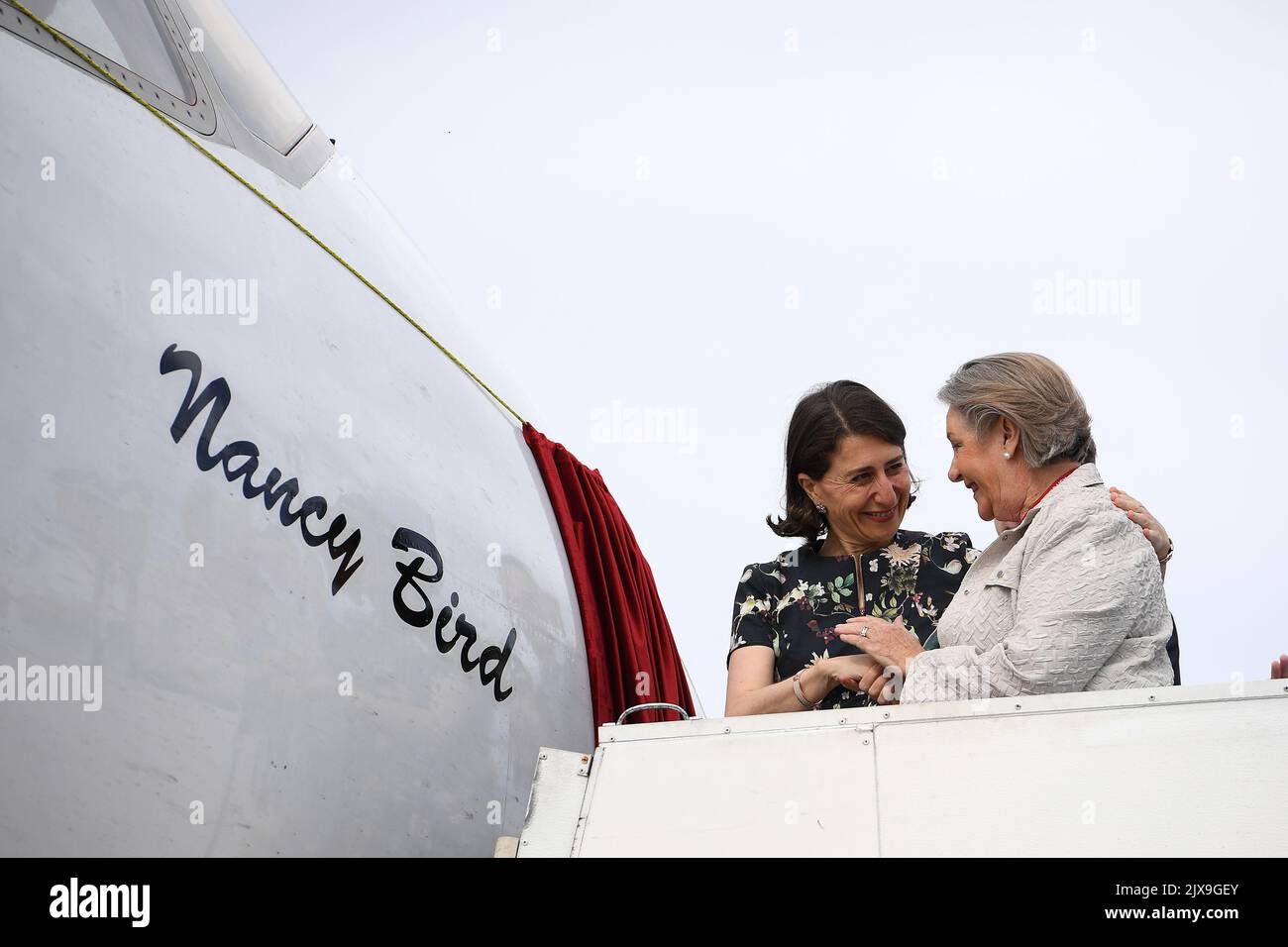 NSW Premier Gladys Berejiklian and Anne Marie Holman, the daughter of ...