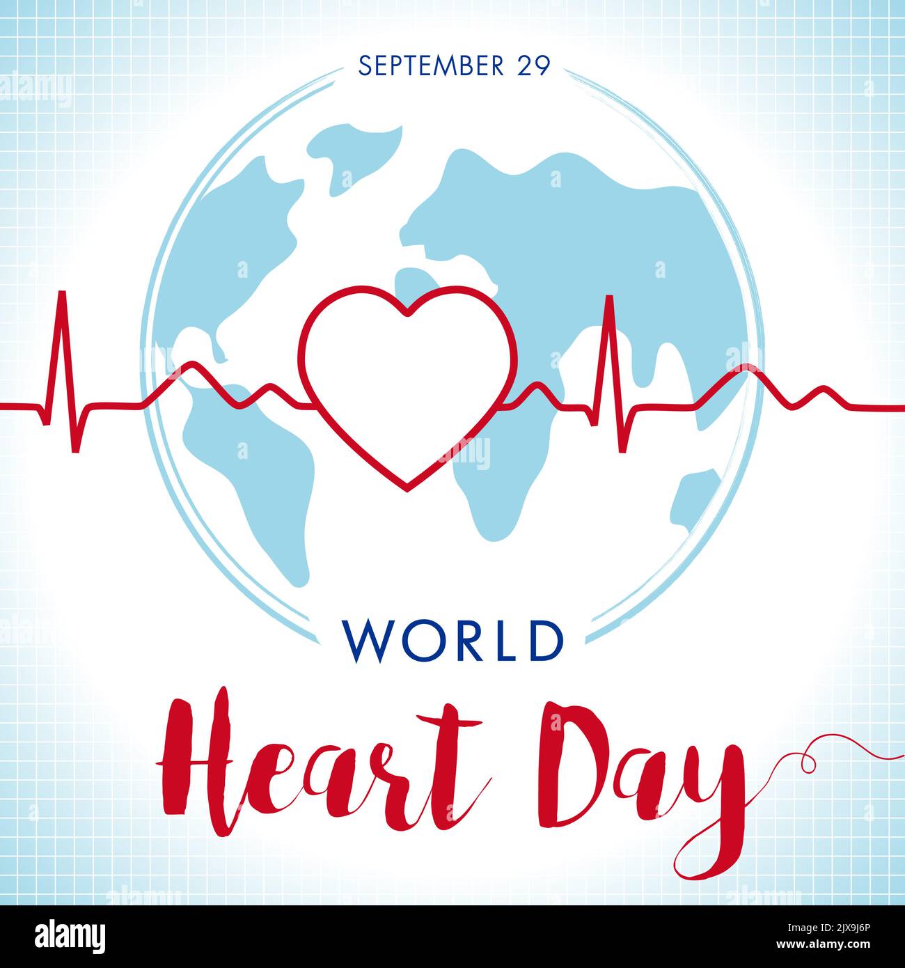 Illustration heart world earth globe hi-res stock photography and ...