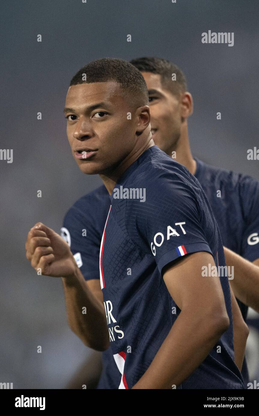 Paris, France. 07th Sep, 2022. Kylian Mbappe of Paris Saint-Germain in ...